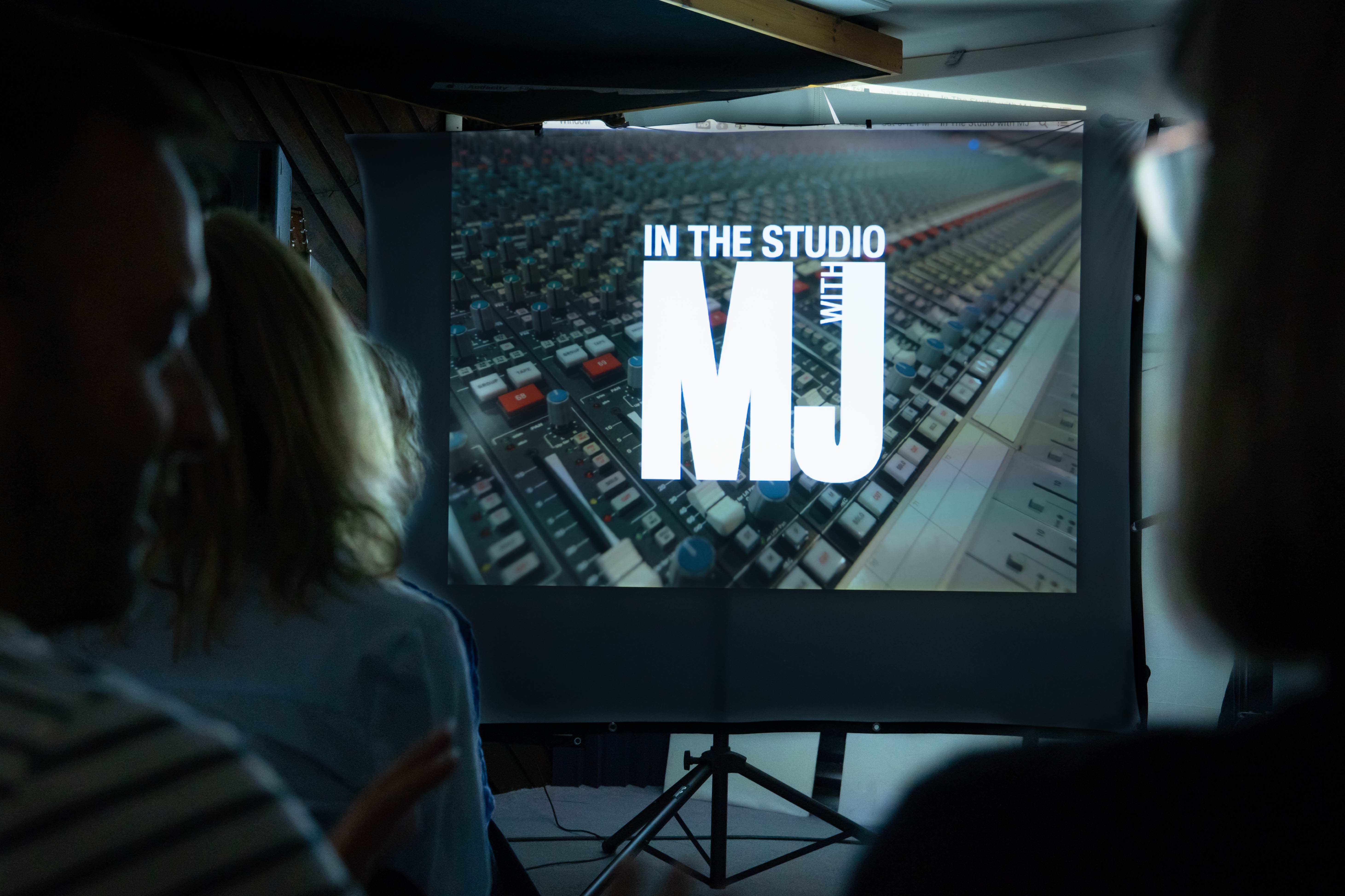 In the Studio with MJ - and M3