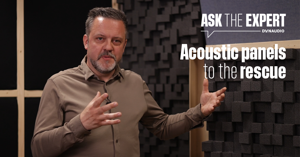 Acoustic panels to the rescue: fixing asymmetrical speaker setups