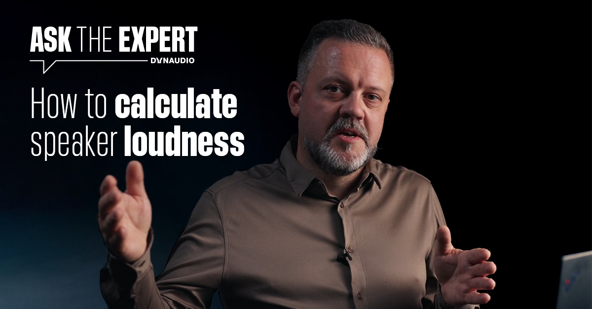 How to calculate speaker loudness